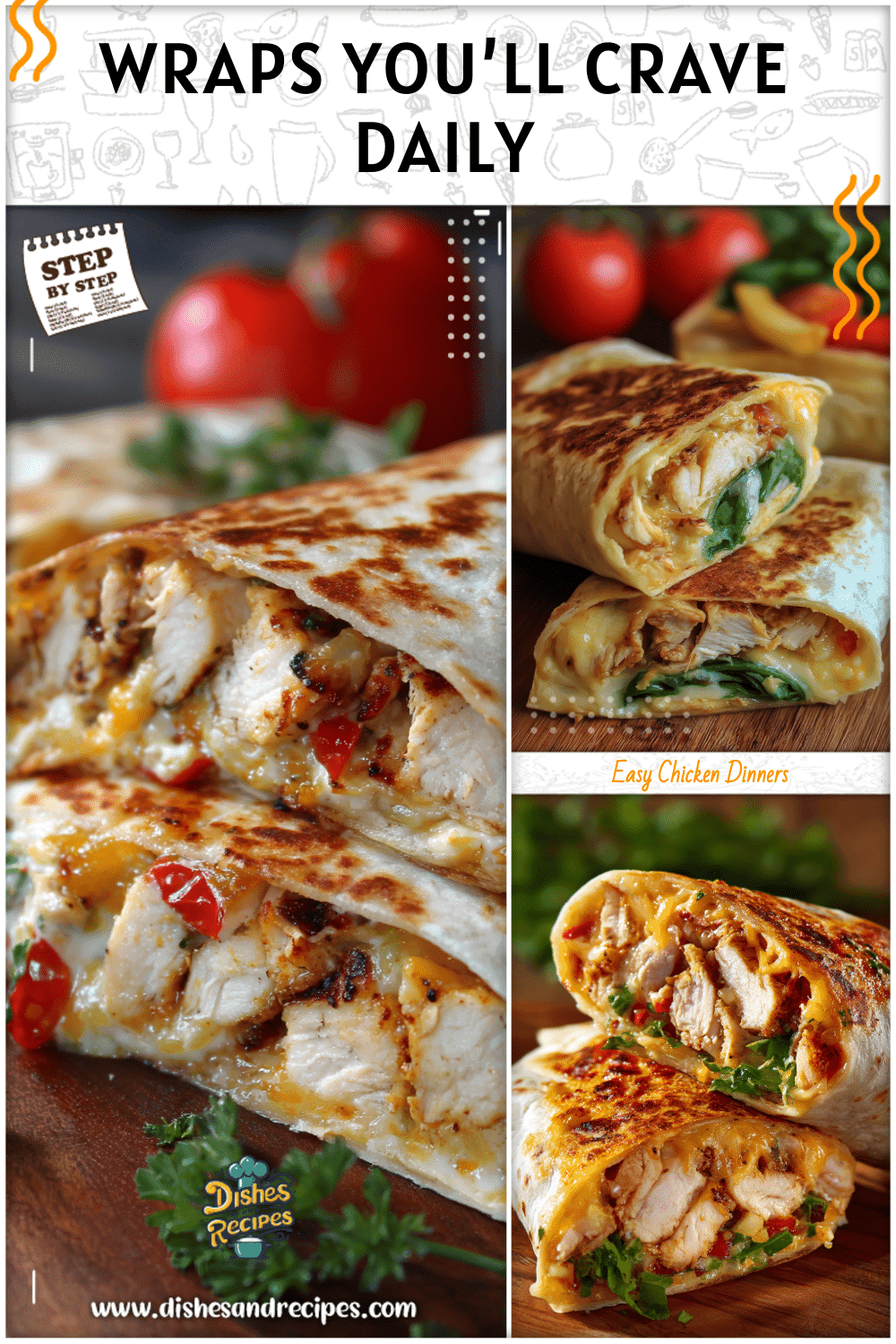 Cheesy Garlic Chicken Wrap Recipe You’ll Crave Again and Again