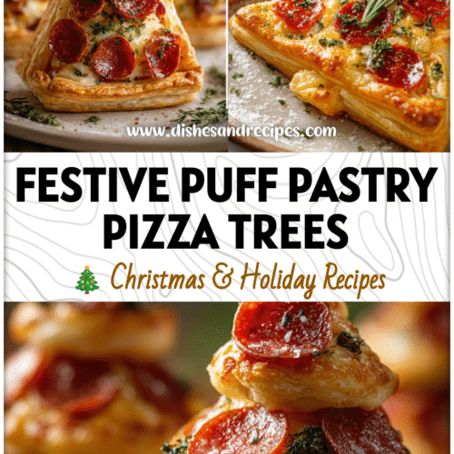 Puff Pastry Christmas Tree Pizzas for a Festive Dinner