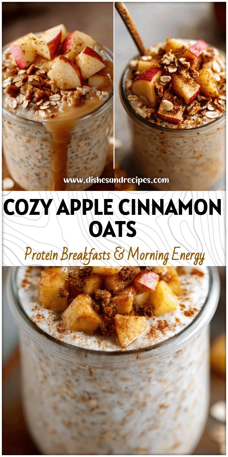 Apple Cinnamon Overnight Oats – Cozy Autumn Breakfast Idea