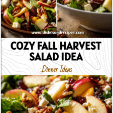 Chopped Fall Harvest Salad with Honeycrisp & Feta – A Cozy Autumn Entree