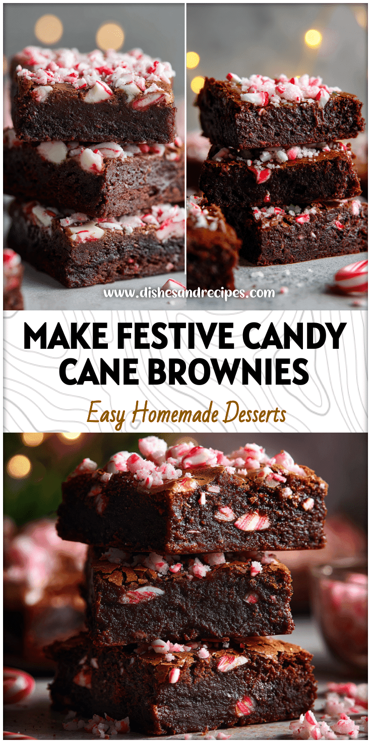 Easy Candy Cane Brownies – Fun Christmas Baking Recipes for Sweet ...