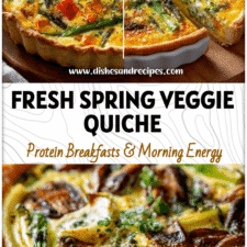 Fresh Spring Vegetable Quiche for a Bright Breakfast or Brunch
