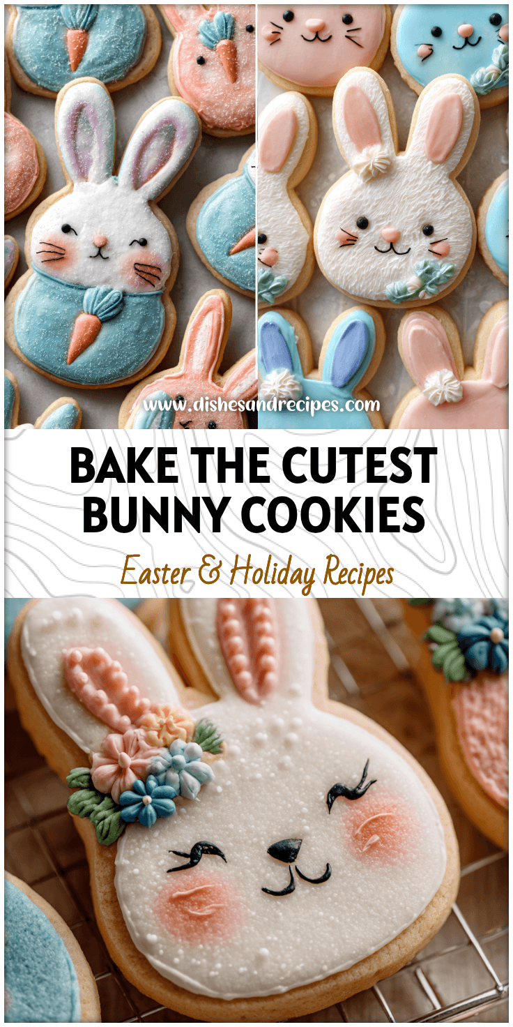 Adorable Bunny-Shaped Easter Sugar Cookies with Spring Decor Ideas