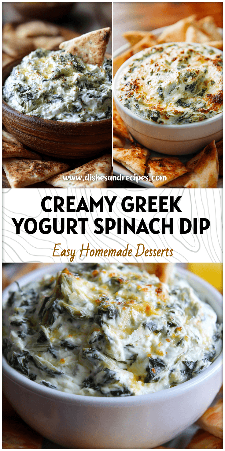 Healthy Greek Yogurt Spinach Artichoke Dip Recipe