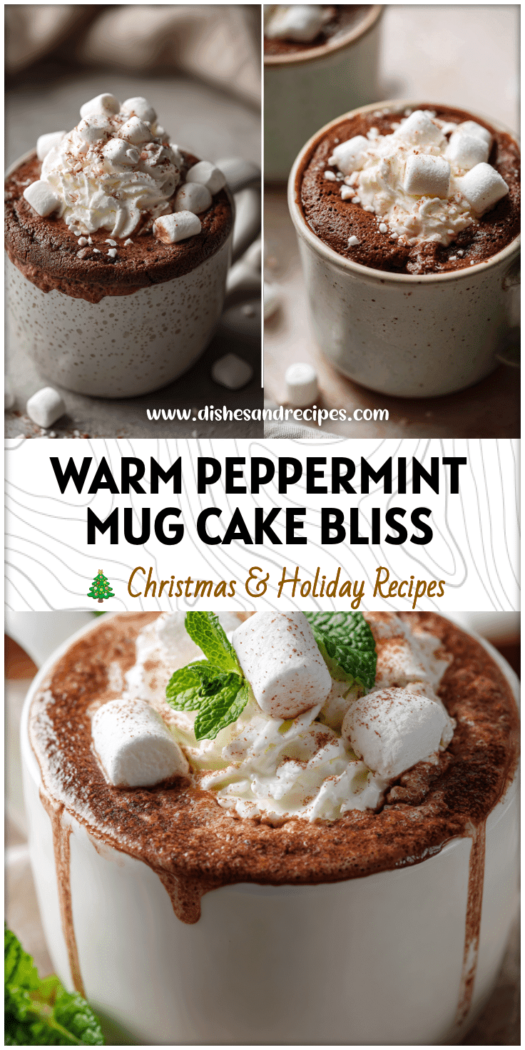 Peppermint Hot Chocolate Mug Cake Recipe for Cozy Winter Nights