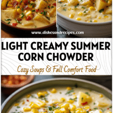 Summer Corn Chowder (Light) – Creamy Fresh Corn Soup Recipe