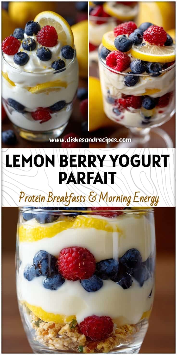Lemon Berry Yogurt Parfaits: Easy & Healthy Breakfast Idea