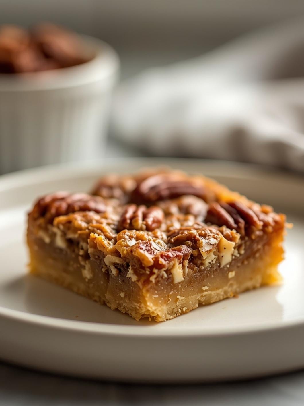 Easy Pecan Pie Bars Recipe - Quick Homemade Dessert