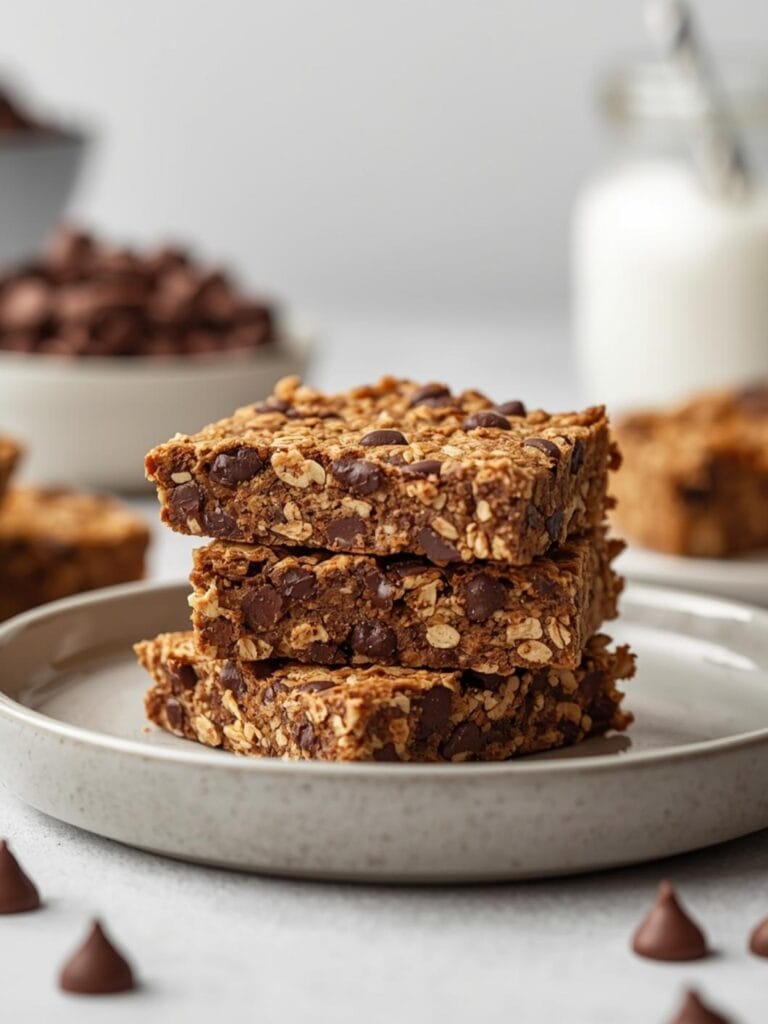 No-Bake Chocolate Oat Energy Bars: Easy Homemade Granola Bars for a ...