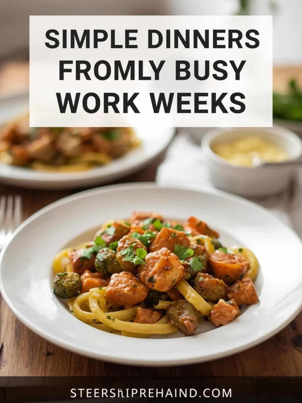 Simple Dinners for Busy Work Weeks